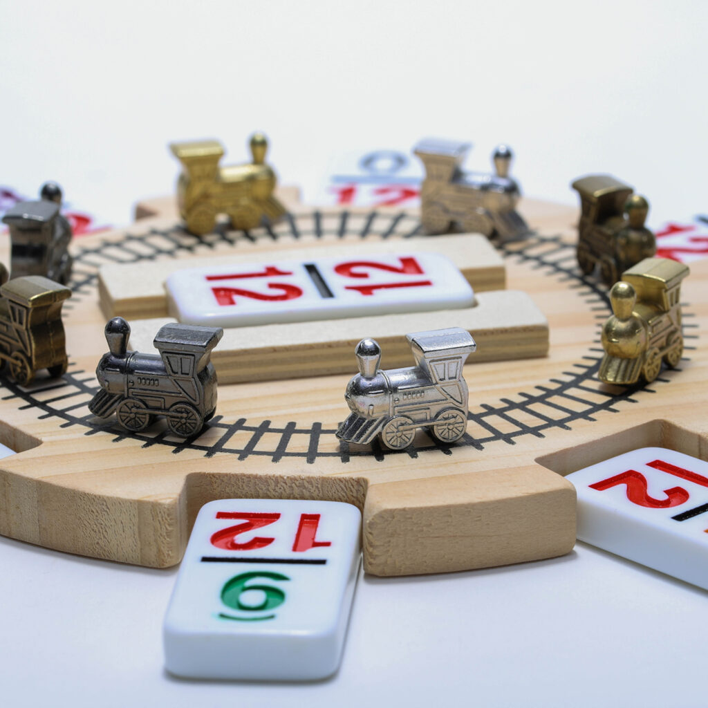 Mexican Train Dominoes Double 12 with Numbers – RNK Gaming